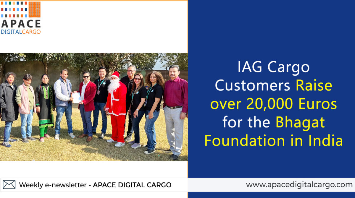 IAG Cargo Customers Raise over 20,000 Euros for the Bhagat Foundation ...