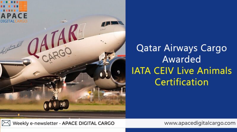 Qatar Airways Cargo Awarded IATA CEIV Live Animals Certification ...