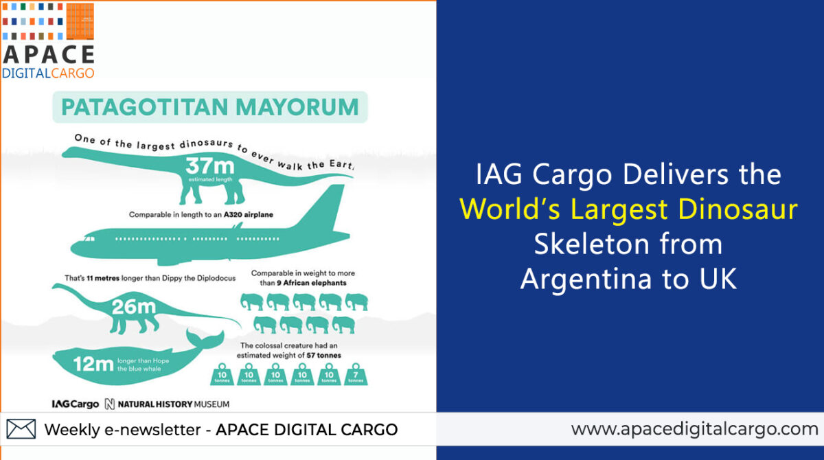 IAG Cargo Delivers the World’s Largest Dinosaur Skeleton from Argentina ...