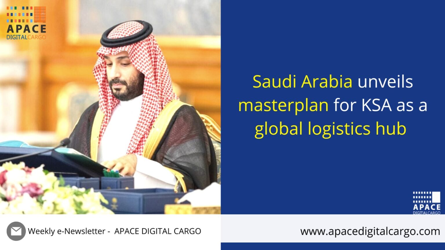 Saudi Arabia Unveils Masterplan For KSA As a Global Logistics Hub ...